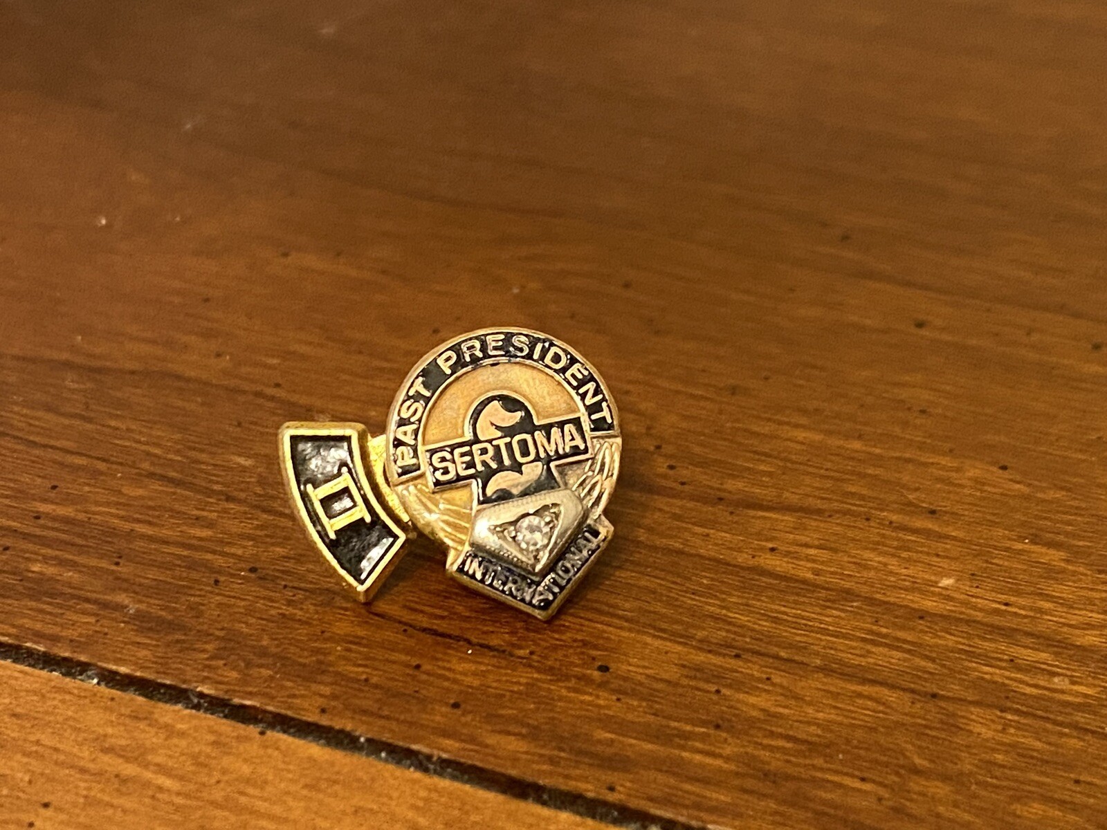 Vintage Gold Past President Sertoma International Tie Lapel Pin | eBay