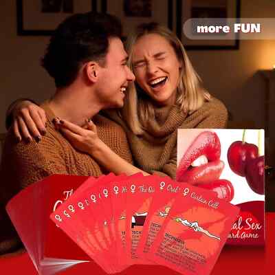 Oral Sex Card Game Adults Couples Fun Foreplay Game Lover Party Paper ...