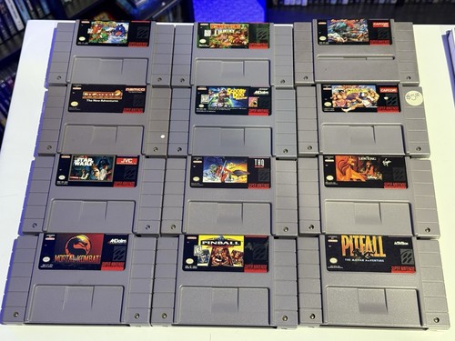 Super Nintendo Game Lot Set of 12 | eBay