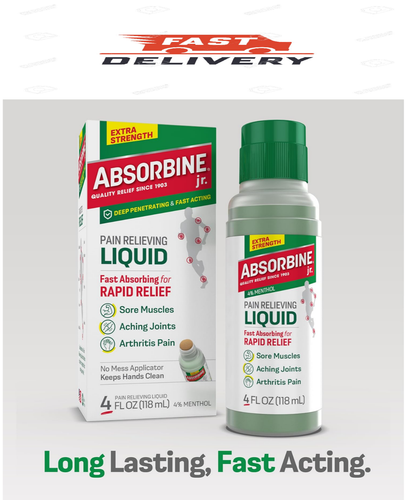 Absorbine Jr Plus Pain Relieving Liquid - 4oz for sale online | eBay