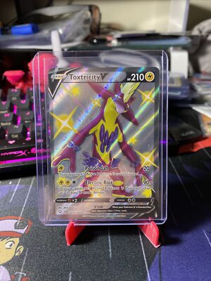 SHINY Toxtricity V SV112/SV122 Shining Fates POKEMON TCG | eBay