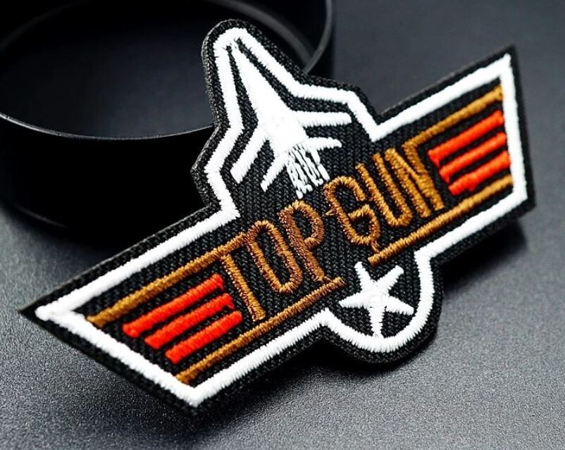 Top Gun Aufnäher Badge Patch Flick Tom Cruise Maverick DVD | eBay