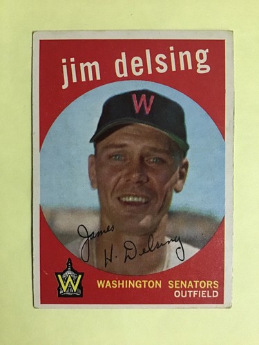 1959 Topps Baseball #386 Jim Delsing z46 | eBay
