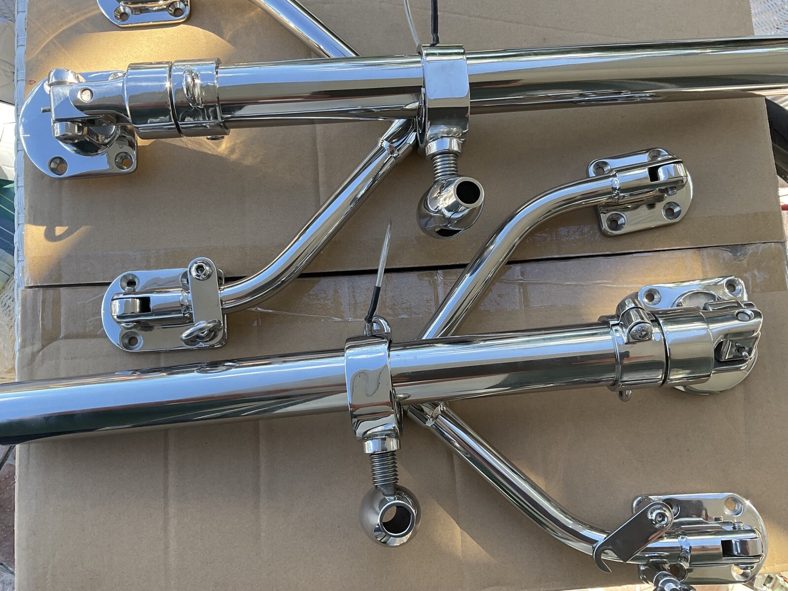 Lees Tigress Wishbone Outriggers 1 1/2 X18 Main Tube 316 Stainless ...