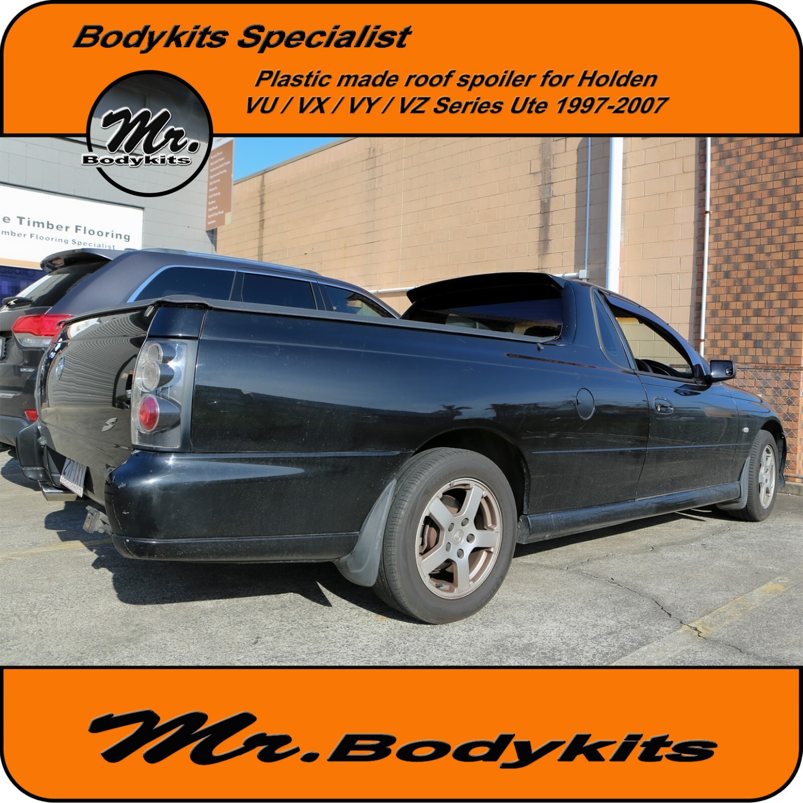 Mr Bodykits Rear Roof Spoiler For Holden VU VY VZ Ute/ S/SV6/SS/Storm ...