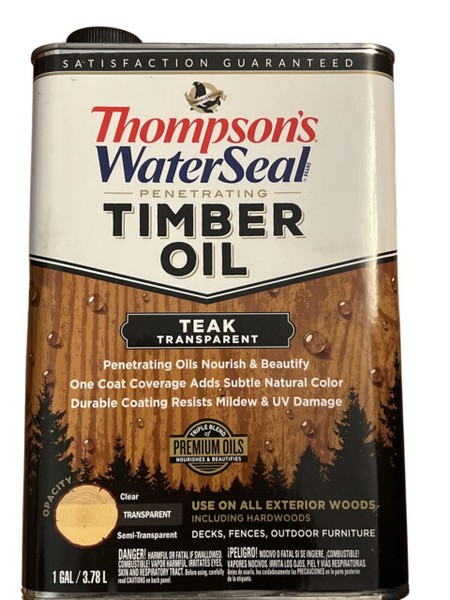 Thompson's Waterseal Penetrating Timber Oil Teak - 1gal for sale online ...