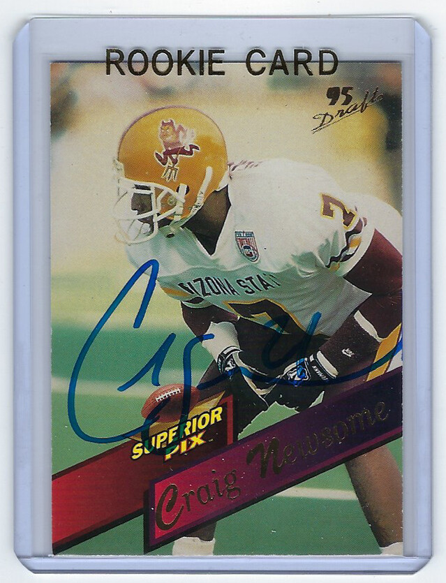 1995 PACKERS Craig Newsome signed ROOKIE card Superior Pix Card #57 ...
