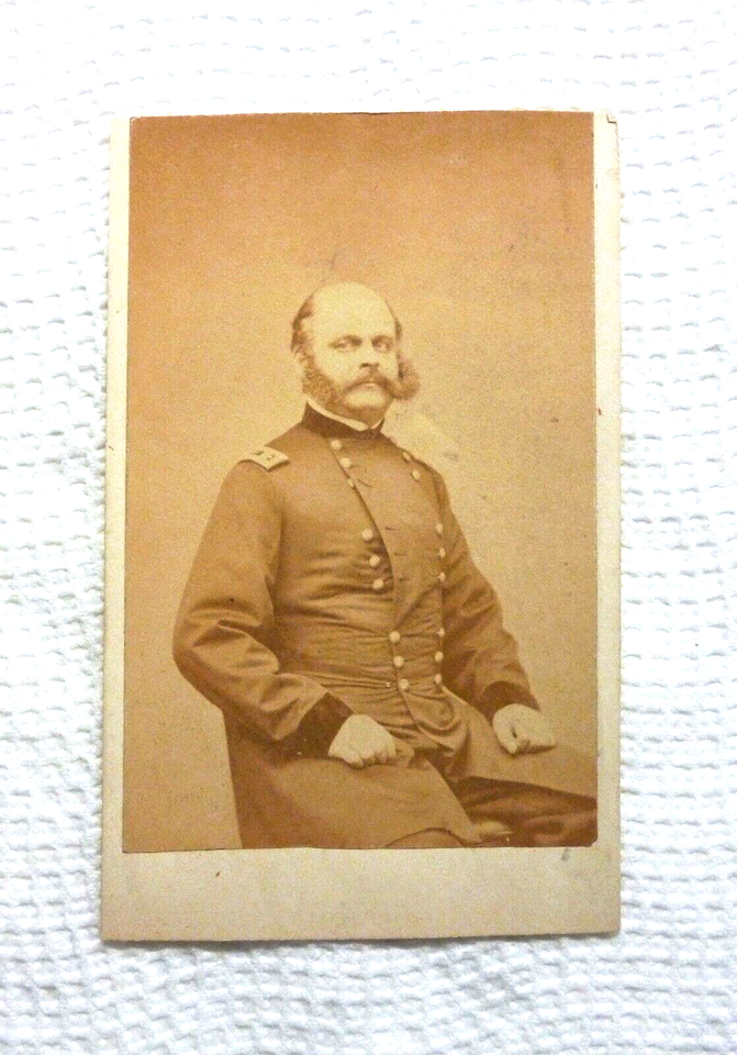 Original Civil War CDV - Maj. General Ambrose Burnside | eBay