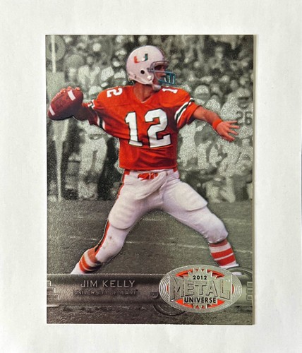 2012 Fleer Retro Football PMG Jim Kelly Miami Hurricanes M-9 | eBay