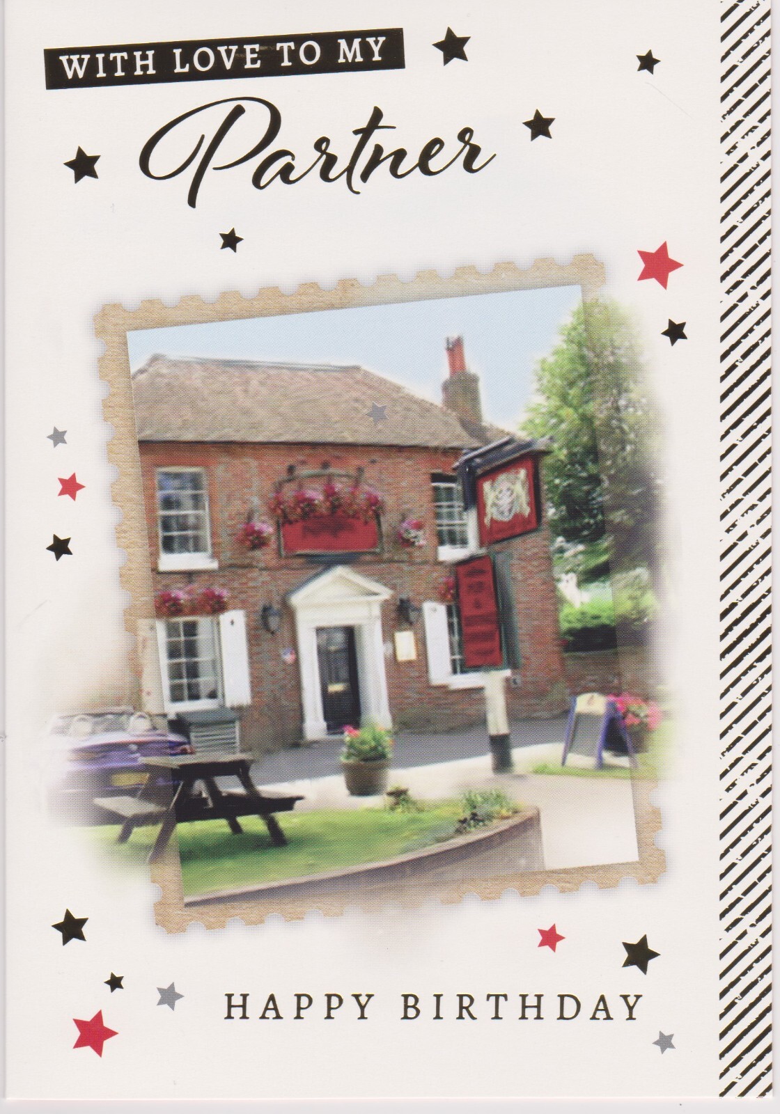 Partner Birthday Card ~ Happy Birthday To My Wonderful Partner ~ Male ...