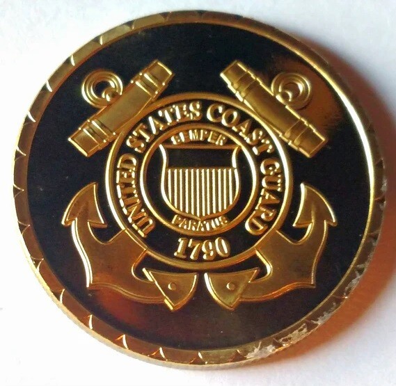 US COAST GUARD JAG COLORIZED ART ROUND CHALLENGE COIN | eBay
