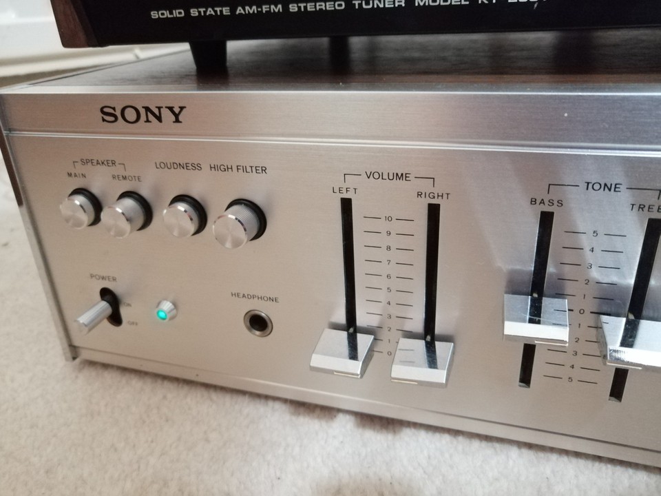Sony amplifier TA-1055, Wharfedale Triton 3 speakers and Kenwood Tuner ...