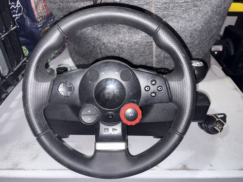 Logitech Driving Force GT Steering Wheel & Pedals E-X5C19 PC PS3 w/o ...