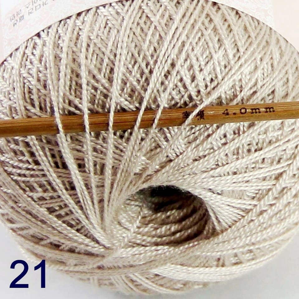 Sale 1ballx50g New Soft Hand Cotton Lace Wool Yarn Crochet Shawl Scarf ...