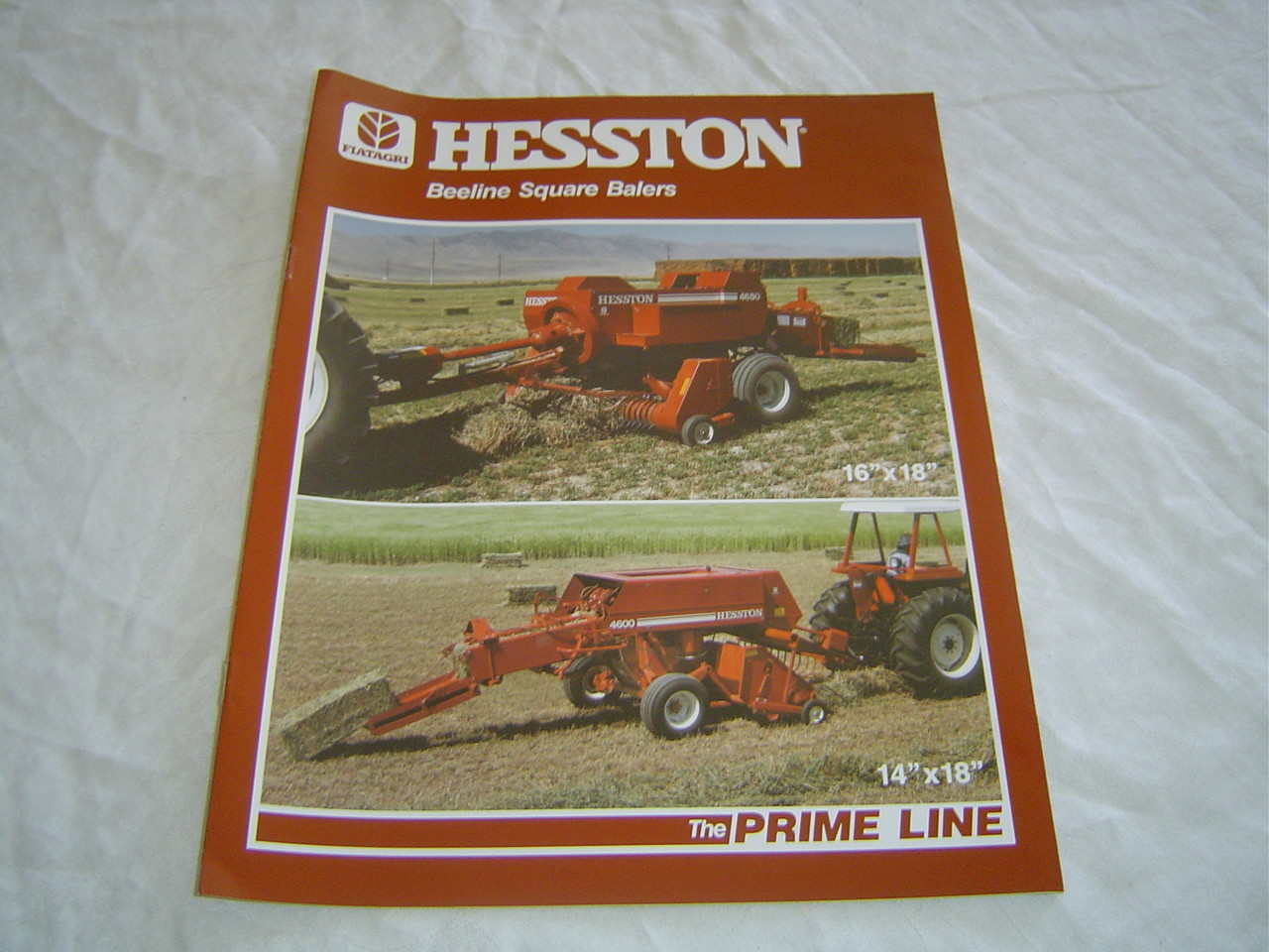 Fiat Hesston 4650 4600 beeline balers brochure | eBay