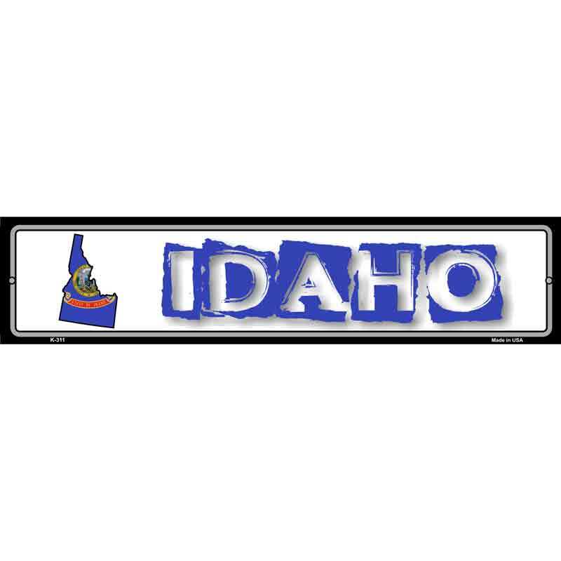 Idaho State Outline Novelty Metal Vanity Small Street Sign K-311 | eBay