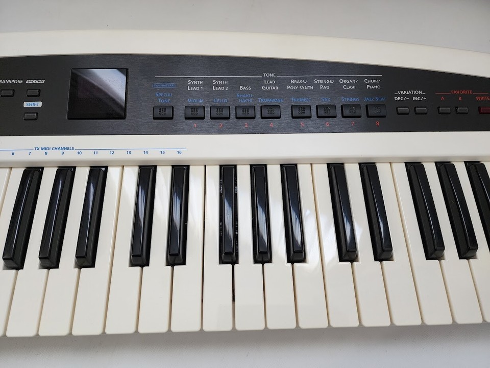 Roland AX Synth Keyboard Synthesizer white | eBay UK