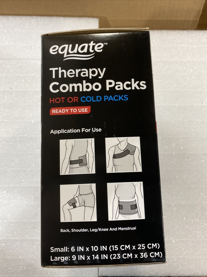 Equate Therapy Combo Packs Hot Or Cold Packs New | eBay