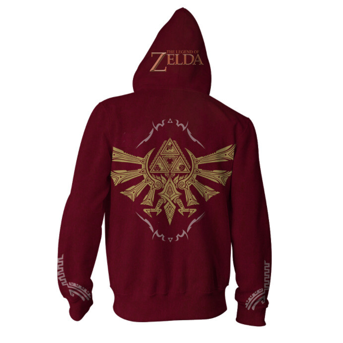 The Legend of Zelda Link 3D Hoodies Breath of the Wild Sweatshirts ...