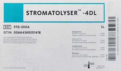 FFD-200A SYSMEX STROMATOLYSER-4DL 5L | eBay