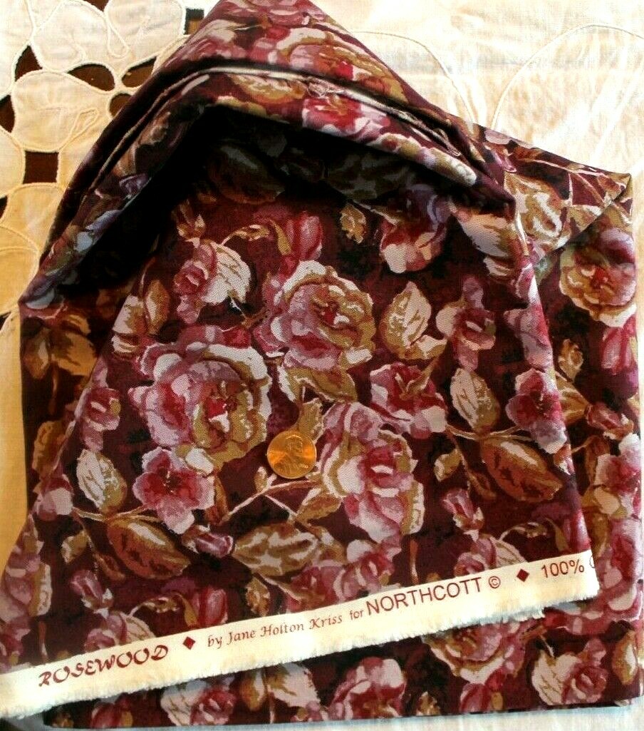 Rosewood Cotton Quilt Fabric by Jane Holton Kriss for Northcott BTY OOP ...
