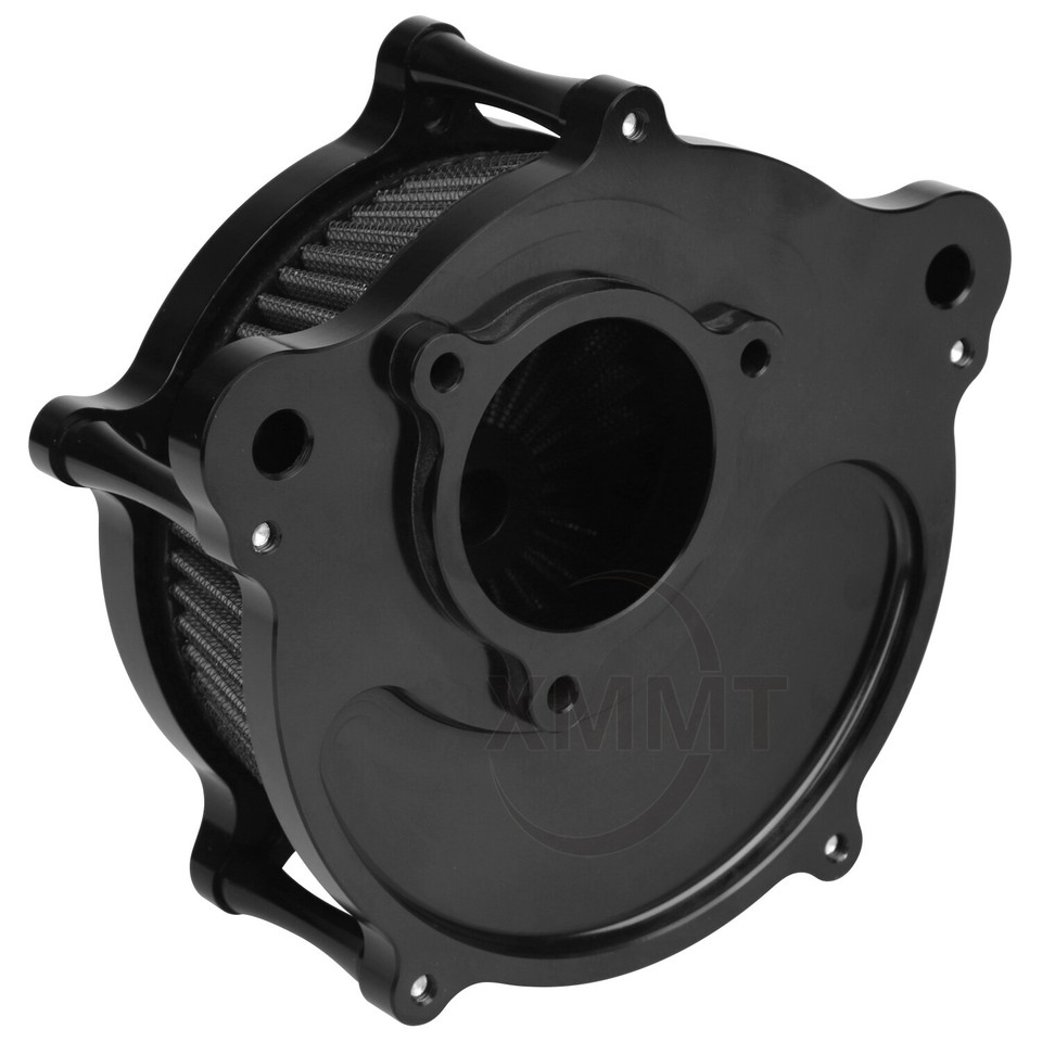 Motorcycle CNC Air Cleaner Black Intake Filter For Harley Road Glide ...