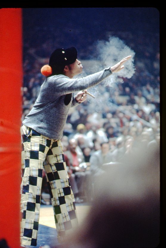 DANCING HARRY Indiana Pacers NEW YORK KNICKS ABA NBA DOUBLE WHAMMY ...