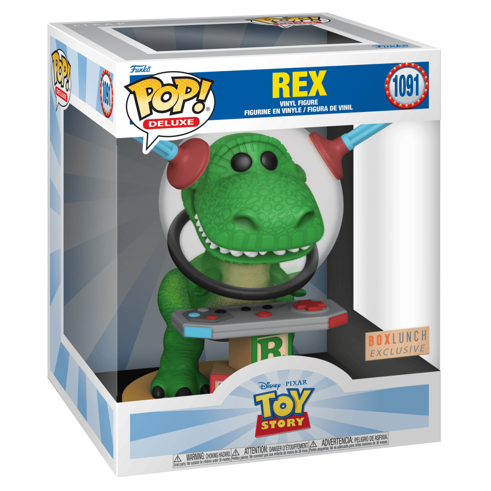 Funko Pop! Deluxe: Pixar - Rex - Box Lunch (Exclusive) #1091 for sale ...