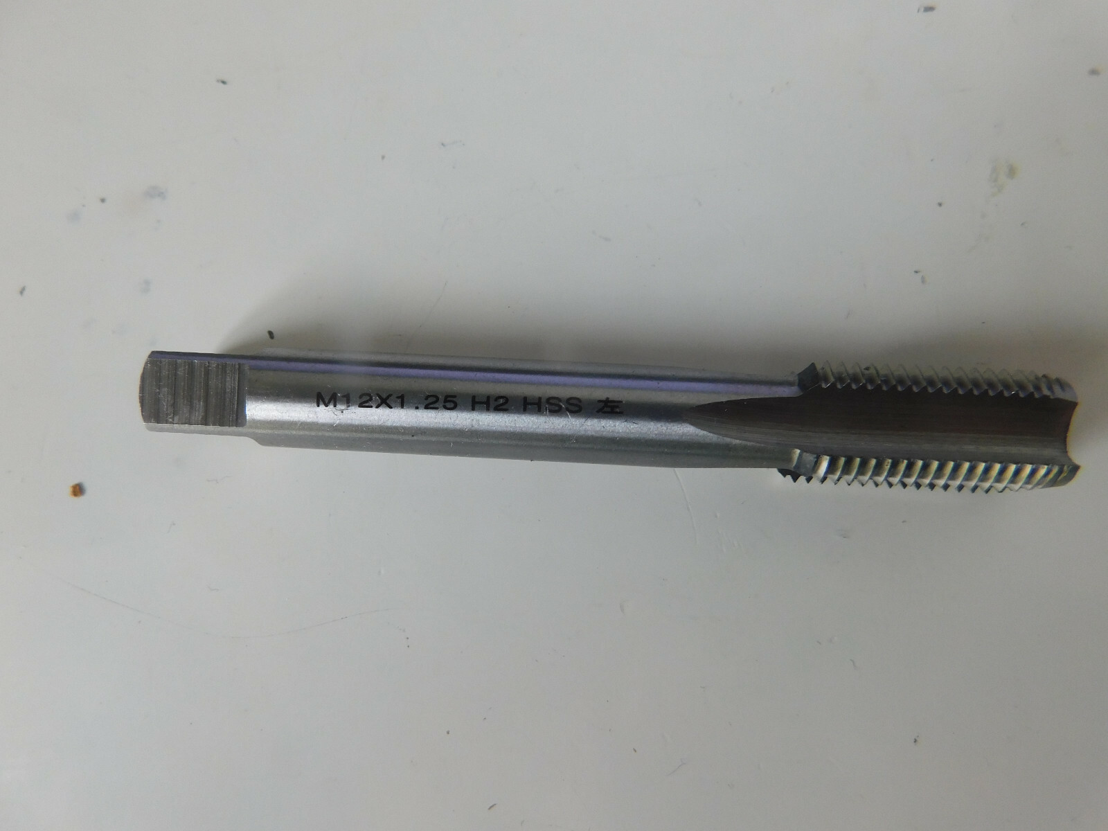 M12 x 1.25 HSS Metric Fine Second / Intermediate Tap - LEFT HAND THREAD ...
