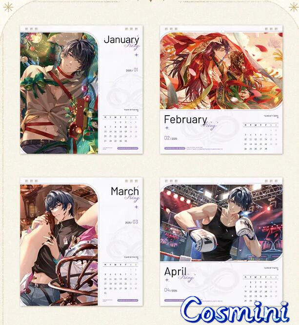 Official Tears of Themis Zuo Ran 2025 Desk Calendar Desk Decor ...