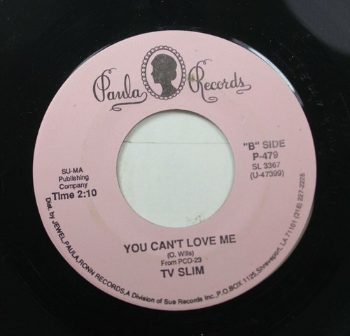 Soul 45 Télé Slim / Buddy Mec & Jesse Fortune - Vous Can'T Love Me ...