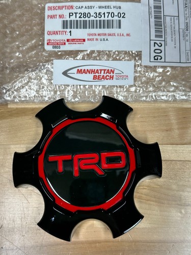 2017-2019 TACOMA TRD PRO WHEEL CENTER CAP GLOSS BLACK NEW PT280-35170 ...