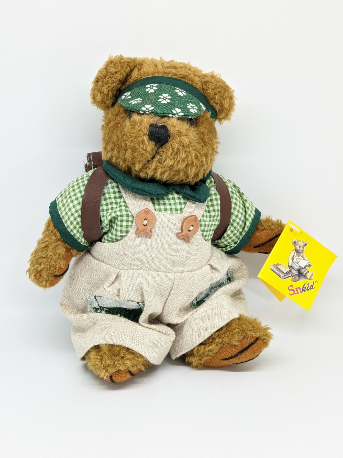 Vintage Sunkid German Bear Sunkid 9" Scotty Bear Fully Clothed with ...