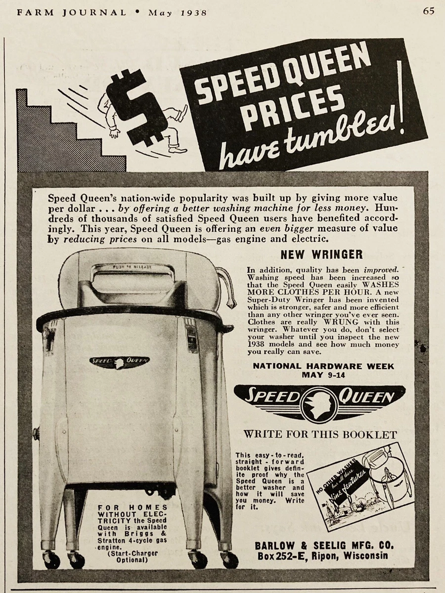 Wringer Washer Speed Queen