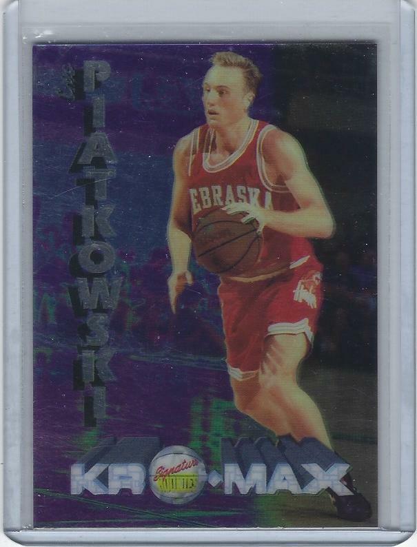 ERIC PIATKOWSKI NEBRASKA CORNHUSKERS SR ROOKIES KROMAX CERT AUTO ...