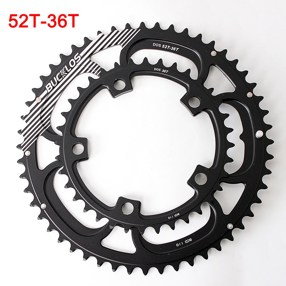 34/36/39/50/52/53T 110BCD Chainring Road Bike Fit Shimano Sram Crankset ...