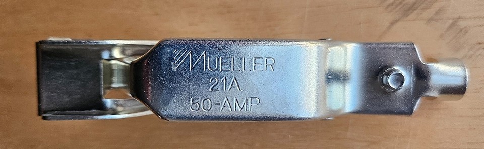 MUELLER # 21A 50 Amp Zinc / Steel Electrical Test Clips | eBay
