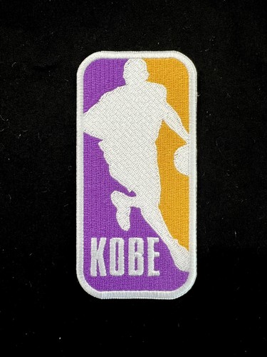 VARY RARE Kobe Bryant LA Lakers 4.25in Iron / Sew On Embroidered Patch ...