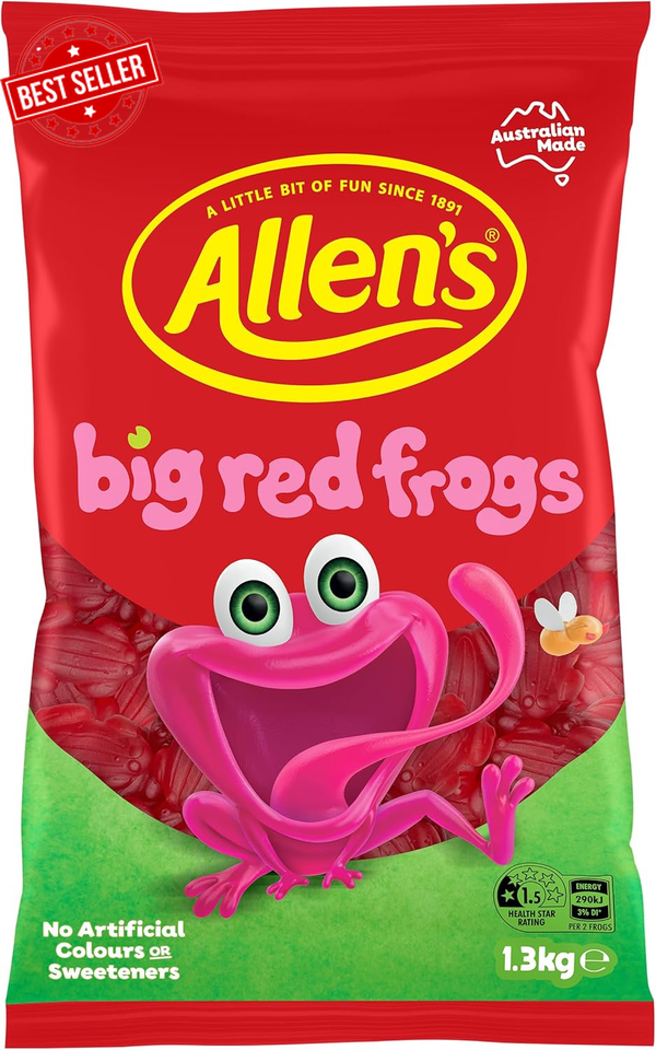 Red Frogs Alive Lollies Bulk Bag, 1.3 Kilograms | eBay Australia