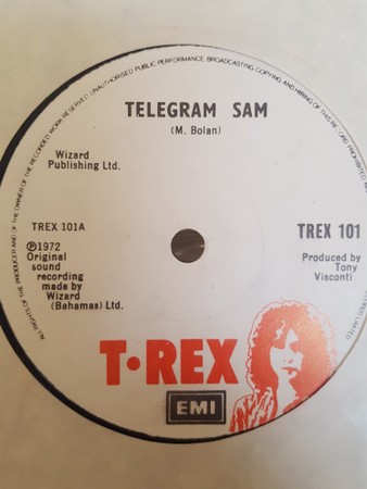 T•Rex - Telegram Sam, 7", (Vinyl) | eBay UK