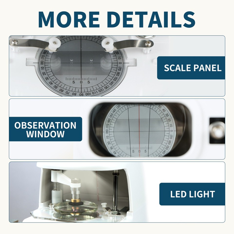 UCanSee Optometry Optical Lens Layout Blocker LED Centering Machine | eBay