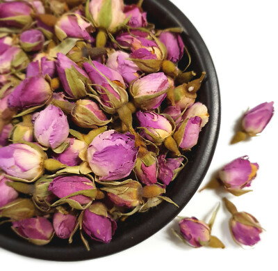 Edible Pink Rose Buds, Dried Rose Flowers, Craft, Tea, Potpourri Soap ...