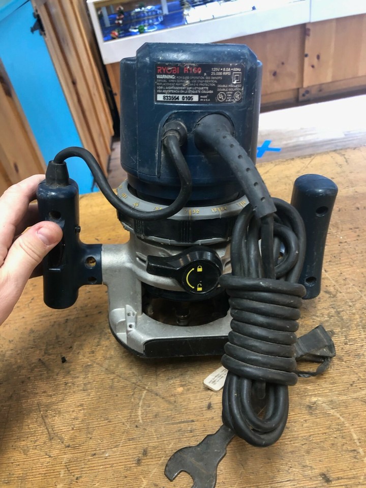 Ryobi R160 Router 1-1/2 HP 25000 RPM 8 Amp WORKS GREAT NICE | eBay