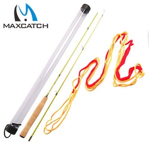 Maxcatch Practice Fly Fishing Rod Kit 4ft/4.3ft 2Pcs Learning to Cast ...