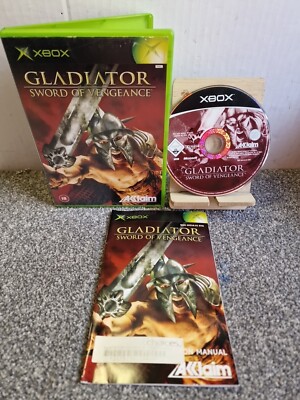 Gladiator Sword Of Vengeance Xbox Microsoft X Original Complete PAL | eBay