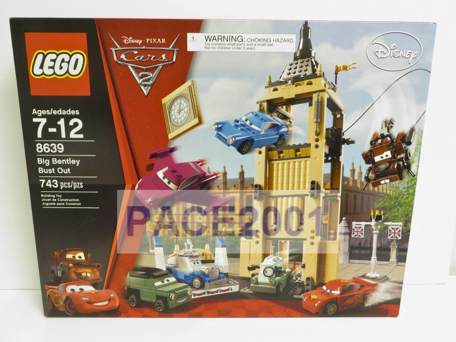 RARE Lego Disney Pixar Cars 2: Big Bentley Bust Out 2011 Set, New ...