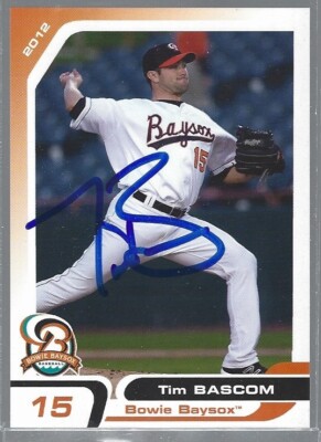 Tim Bascom 2012 Grandstand Bowie Baysox IP autograph signed card | eBay