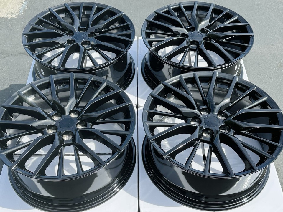 19" Wheels Gloss Black Rims Fits: 2020-2025 Lexus ES300 ES350 ES200 ...