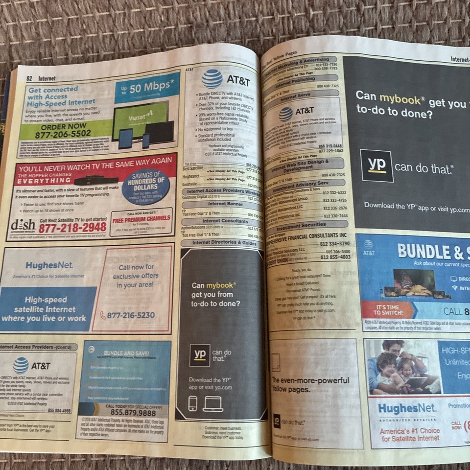 AT&T The Real Yellow Pages Bloomington - Indiana Phone Book (January ...