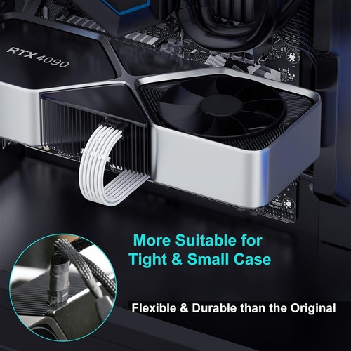 Bangfun 16Pin RTX 4070Ti GPU Power Adapter Cable, PCI-e 5.0 16Pin(12+4 ...